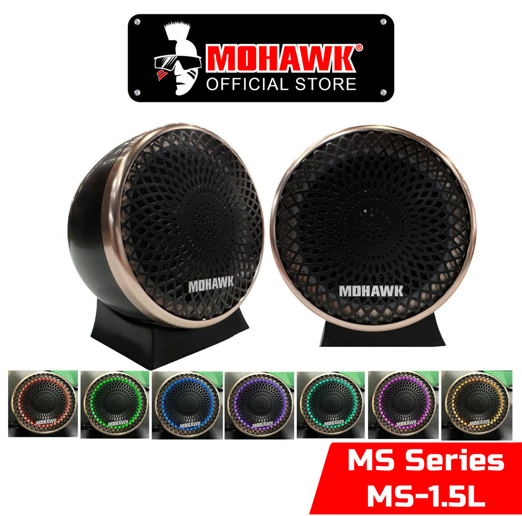 Mohawk 1.5" Full Range Speaker With LED Light Car Dashboard Full Range Spk MS-1.5L | Shopee Malaysia