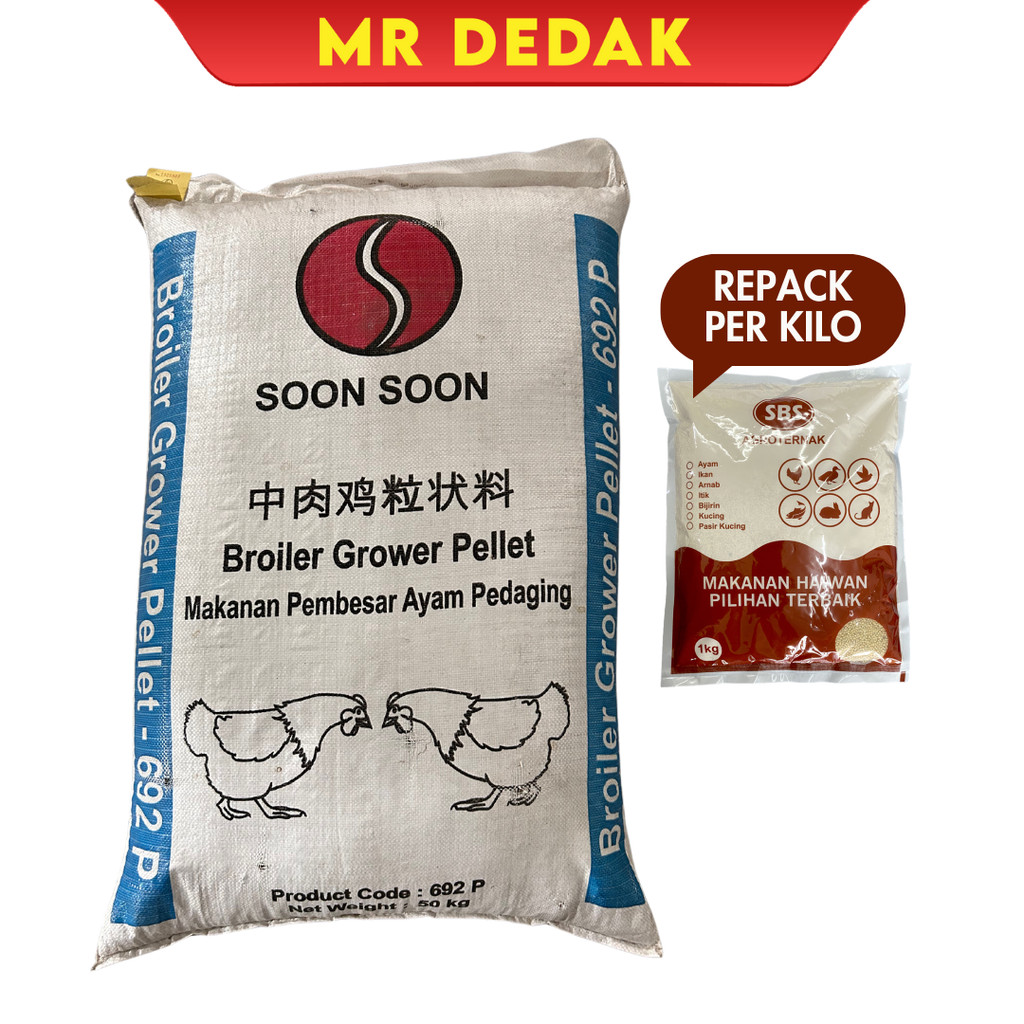 [5KG] [REPACK] [692P] Dedak Makanan Ayam Pedaging Pembesaran | Dedak ...