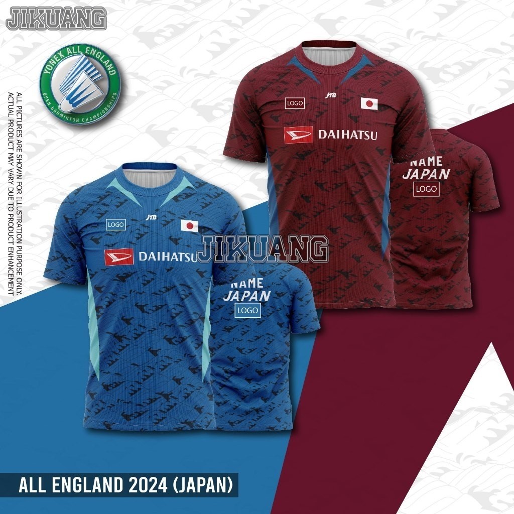 BADMINTON JERSEY JAPAN (ALL ENGLAND 2025), BADMINTON SHIRT JAPAN 2025 ...