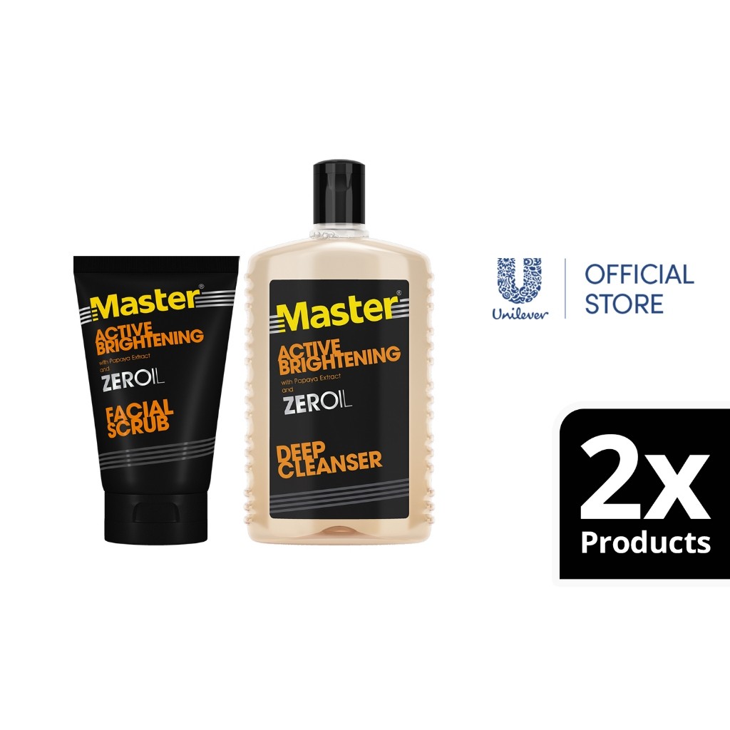 Master Brightening Papaya Facial Wash 100g + Master Brightening Papaya ...