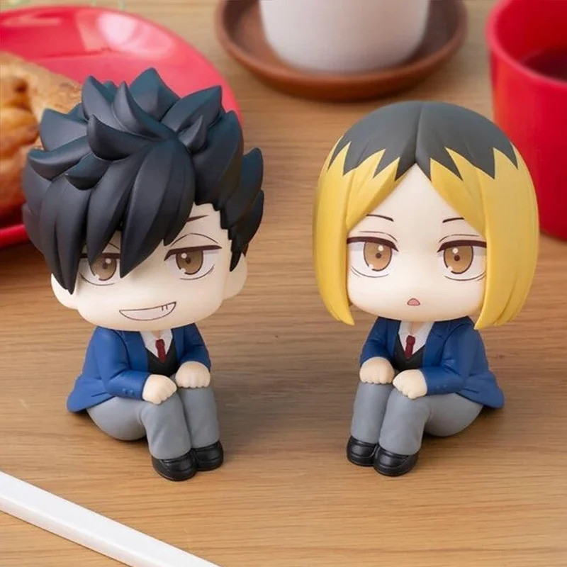 Anime Haikyuu Cute Tetsurou Kuroo Kozume Kenma Action Figures Kid PVC ...