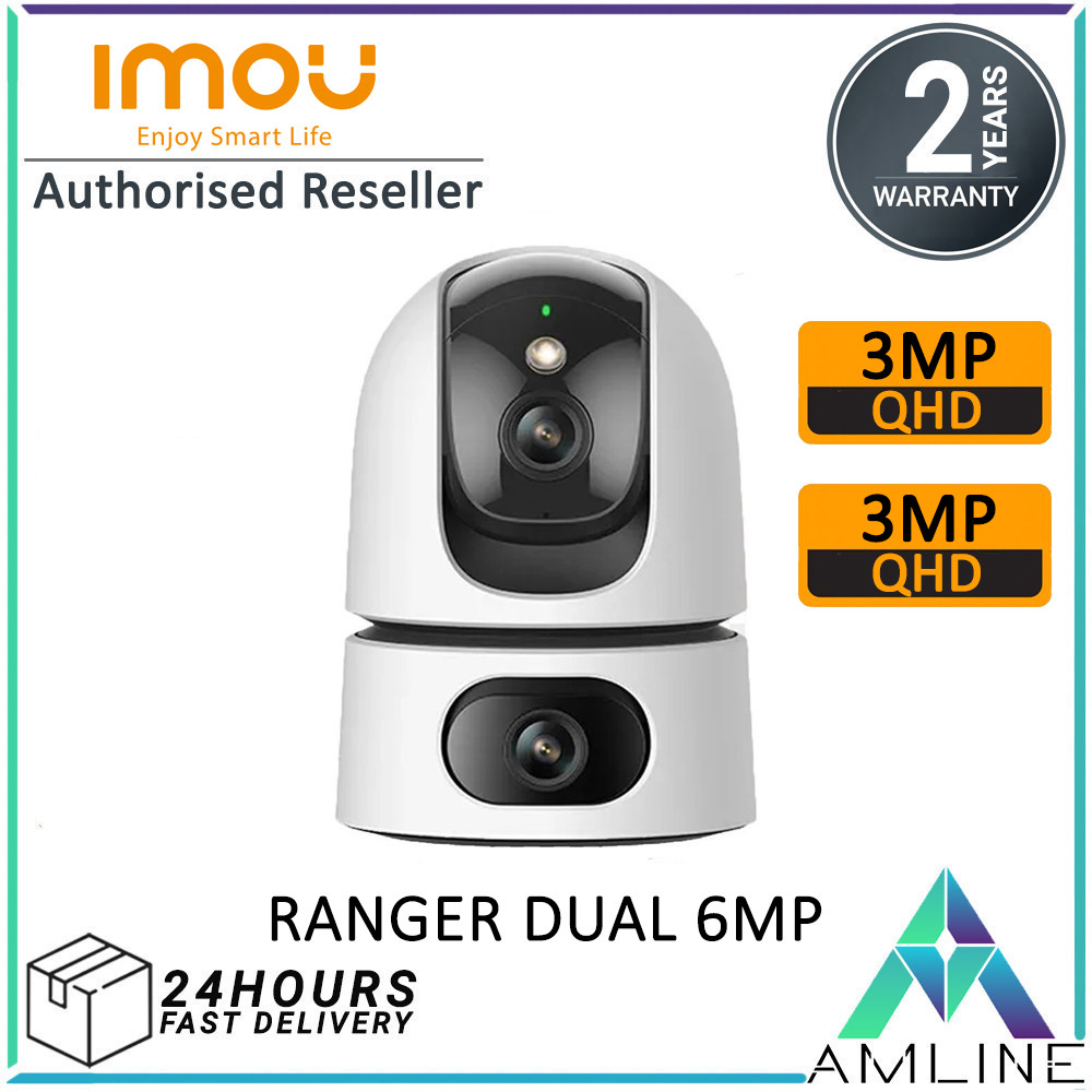 IMOU Ranger Dual 3MP + 3MP 6MP Two Way Talk Motion Detection WiFi Full ...