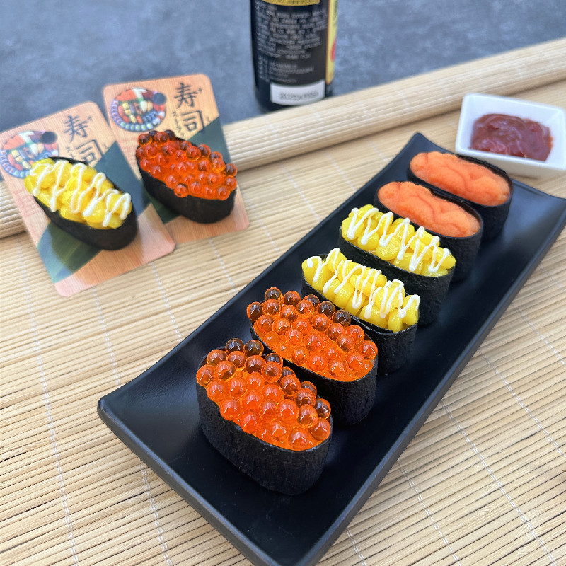 【Sushi Models】Artificial Japanese Sushi Food Models for Kitchen Home ...