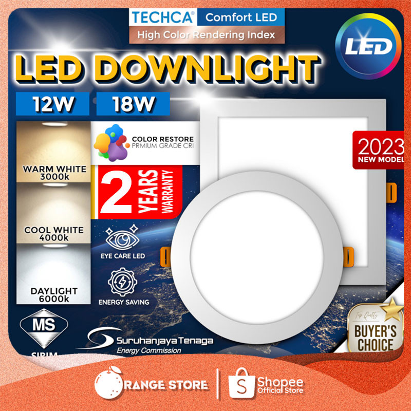 [SIRIM] 12W/18W/LED Downlight Recessed down light led ceiling light LED ...