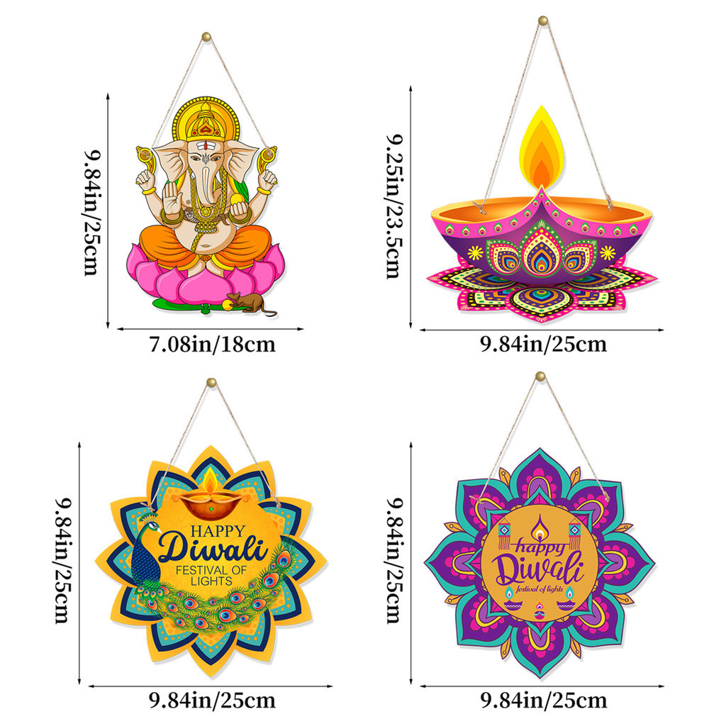 【Ready Stock】2024 New Diwali Door Hanging Pendants Deepavali Festival ...