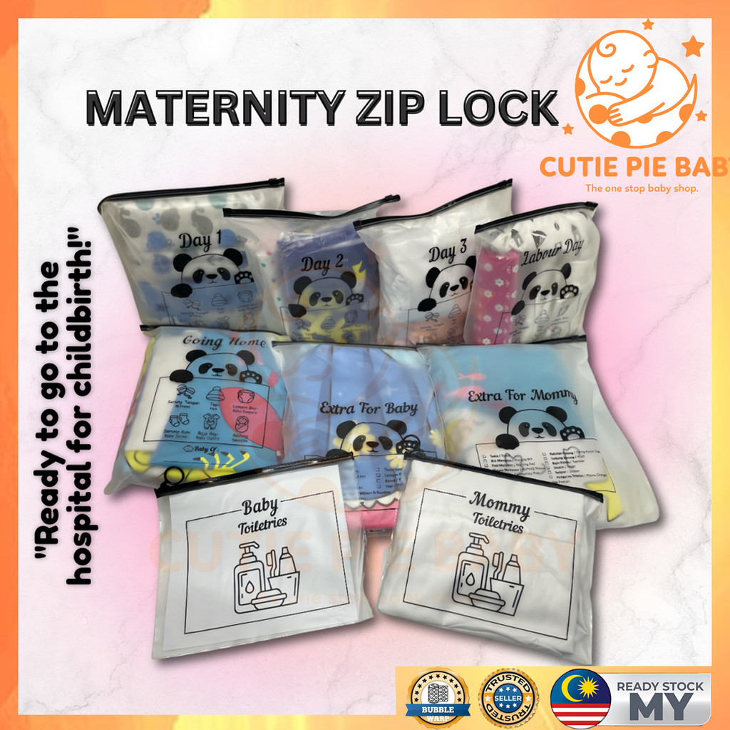 [Premium set] BEG PLASTIK HOSPITAL for PACKING BAJU IBU, BABY & BARANG ...