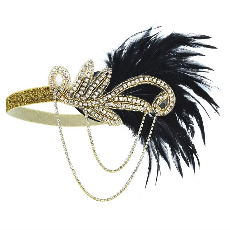 1PCS 1920s Flapper Dress Accessories Retro Party Props GATSBY ...
