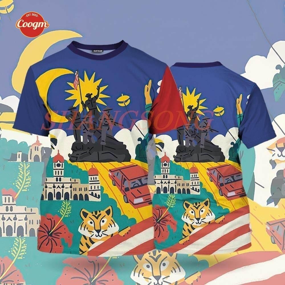 1957 Merdeka Clothes 2025 68Th Malaysia Jersey T-Shirt Merdeka 2025 T ...