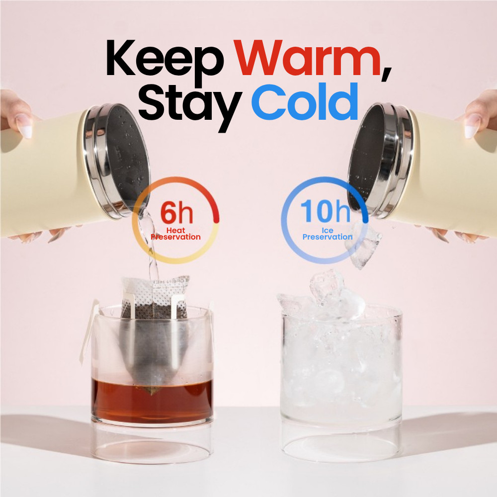 CHAKO LAB BOBO CUP 316 Stainless Steel and ceramic Thermos Bottle ...