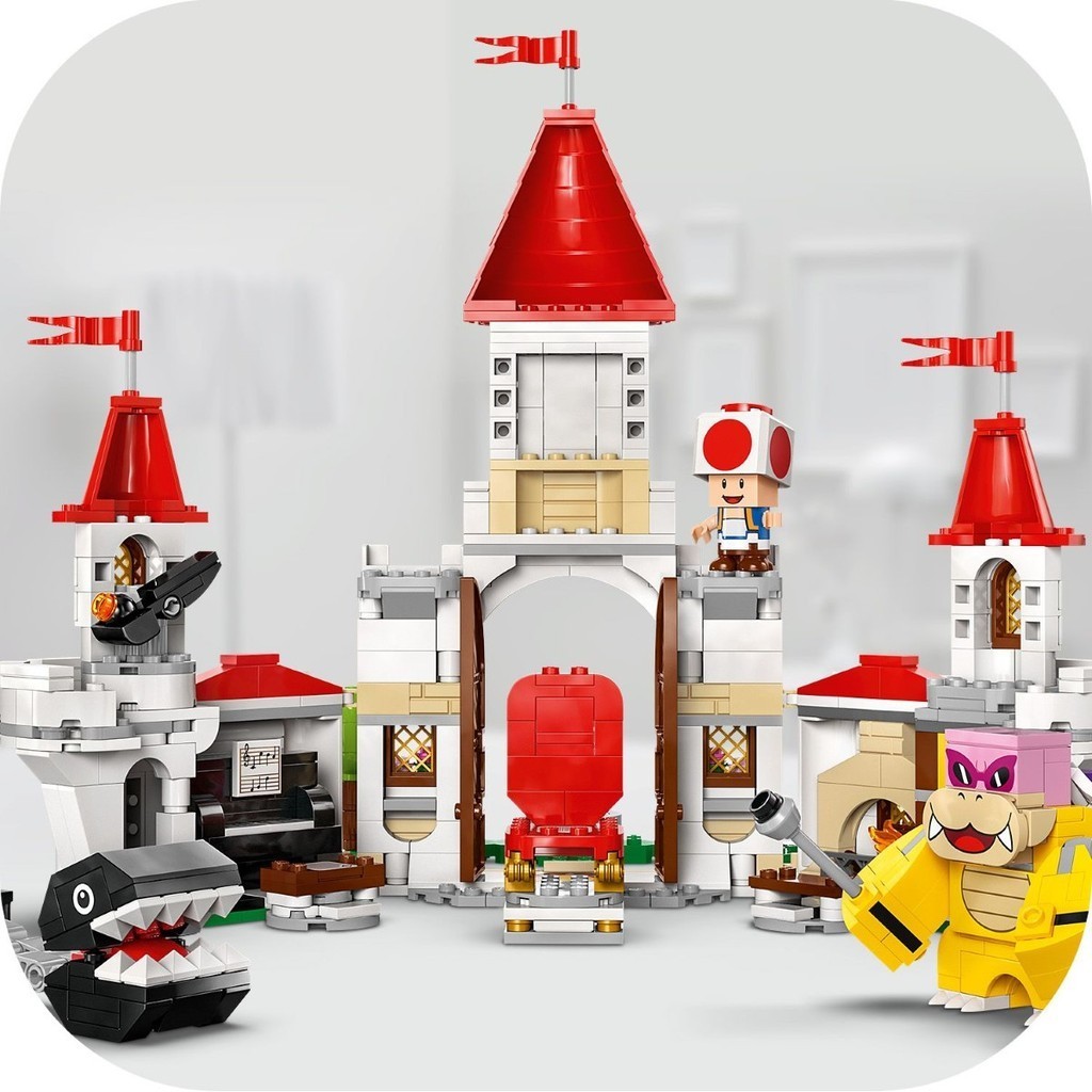 LEGO 71435 Super Mario Battle with Roy at Peach's Castle Building Toy ...