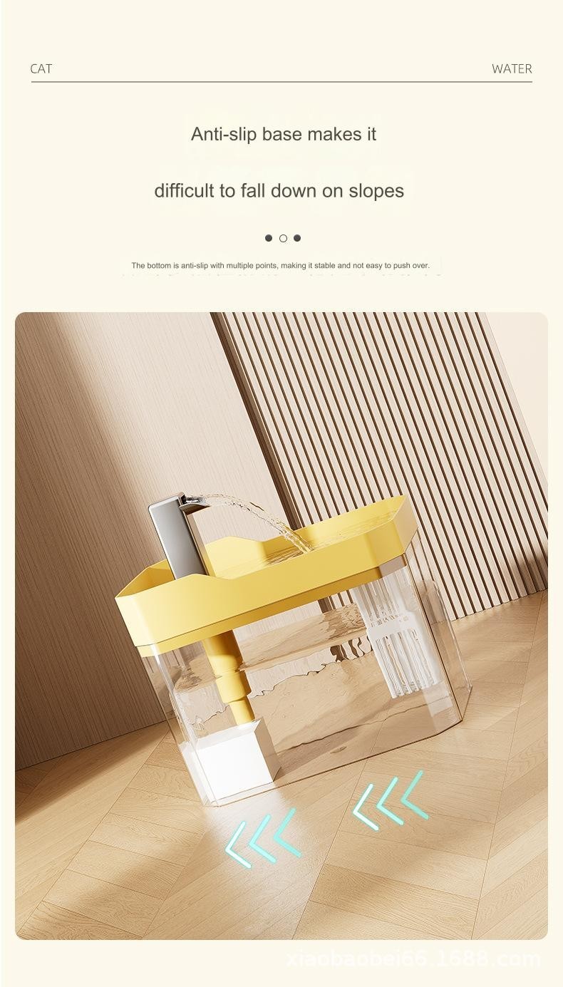 Pet Cat Water Fountain Cat Drinker Pet Drinker Penapis Air Kucing ...