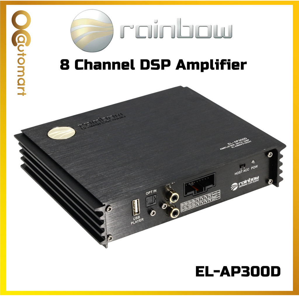 Rainbow Audio 8Ch Car DSP Amplifier Digital Signal Processor 8 Channel ...