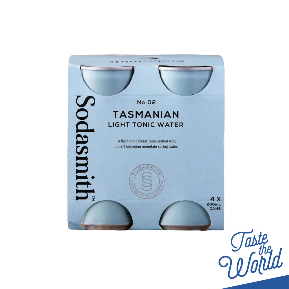 SODASMITH TASMANIAN LIGHT TONIC WATER 4x 200ML | Shopee Malaysia