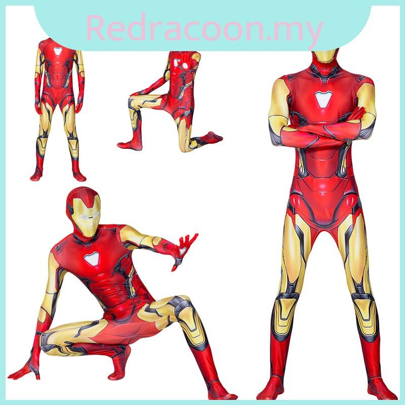 Lightweight And Perfectly Stitched Iron Man Mark 85 Cosplay Zentai Suit ...