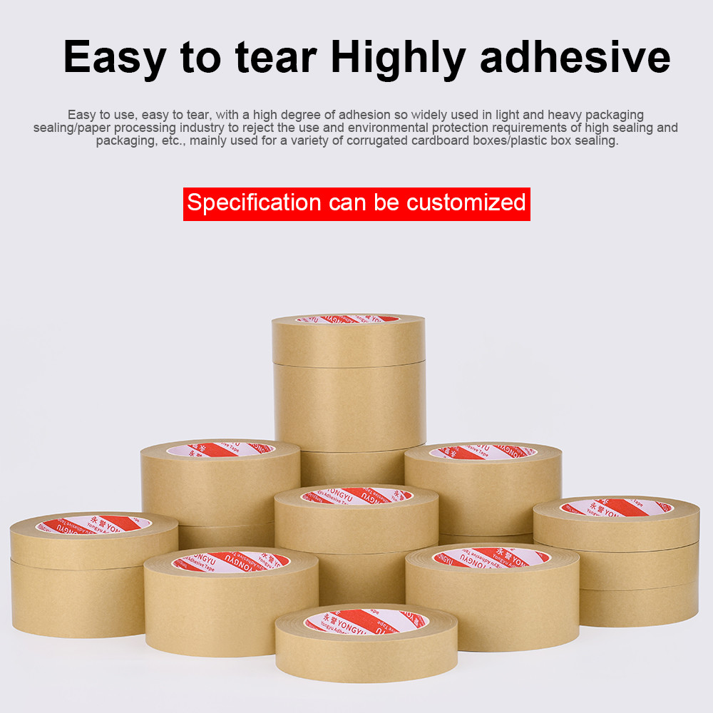 Kraft Paper Packing Tape Self Adhesive Biodegradable with Strong ...