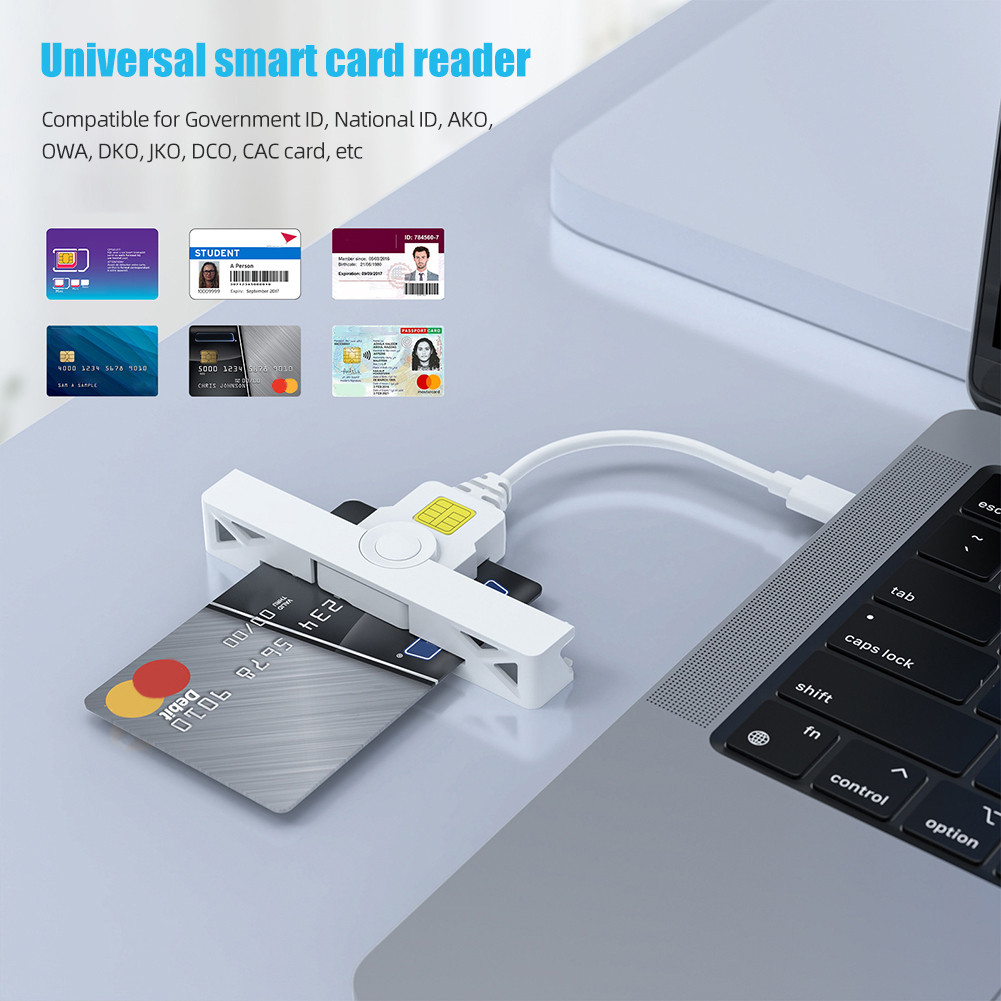 USB Type Foldable DOD Type C Common Access CAC Smart SIM Card/Ic Bank ...