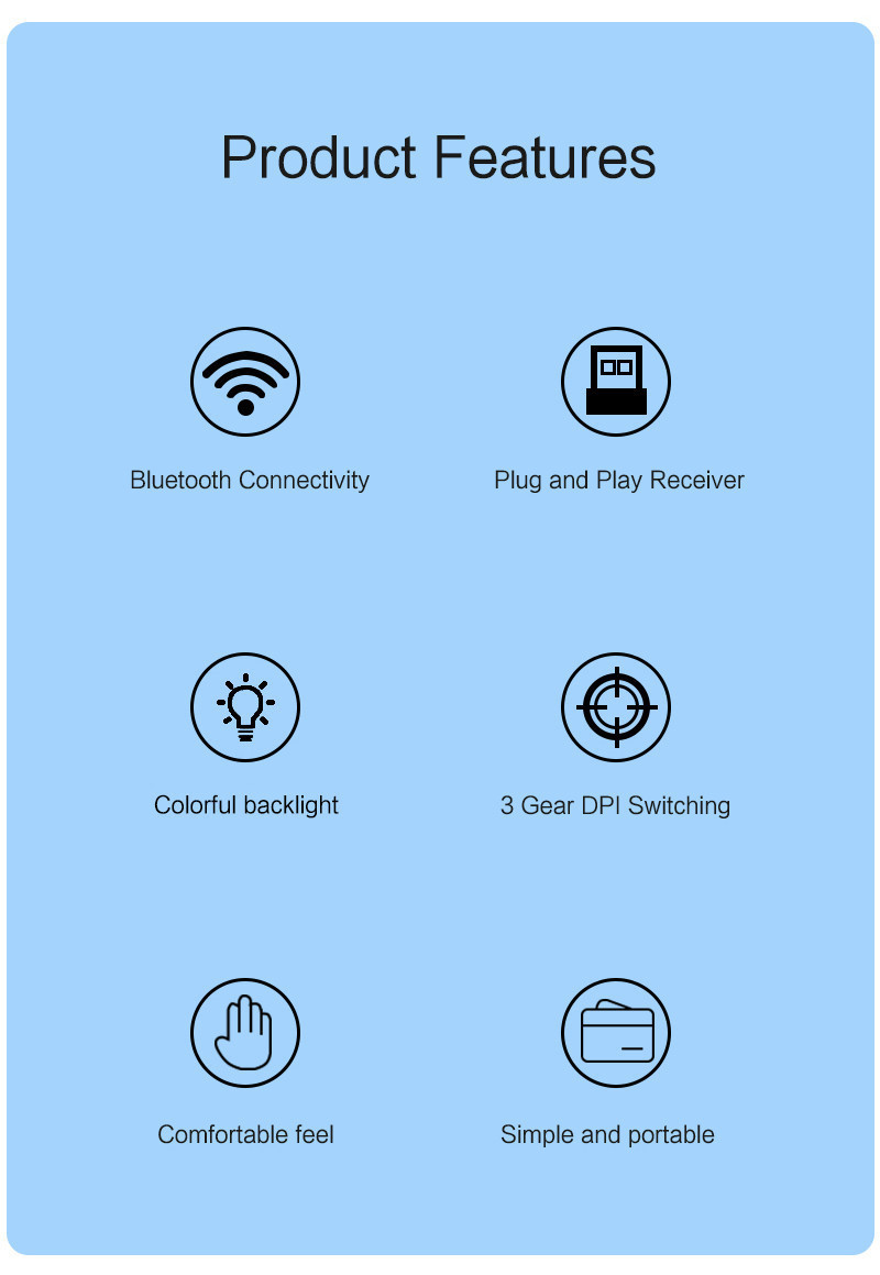 Wireless Mouse For Xiaomi Poco Pad Pad 12.1" 6S Pro 12.4 Pad 6 6Pro 5 ...