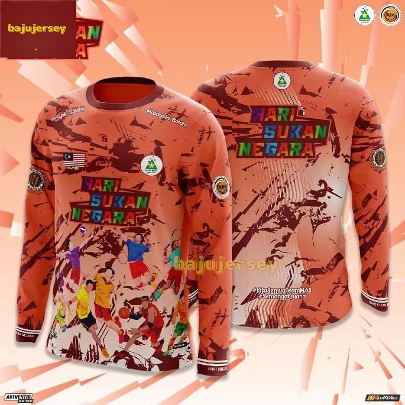 BAJU SUBLIMATION HARI SUKAN NEGARA 2024 ( READY STOCK )🔥 | Shopee Malaysia
