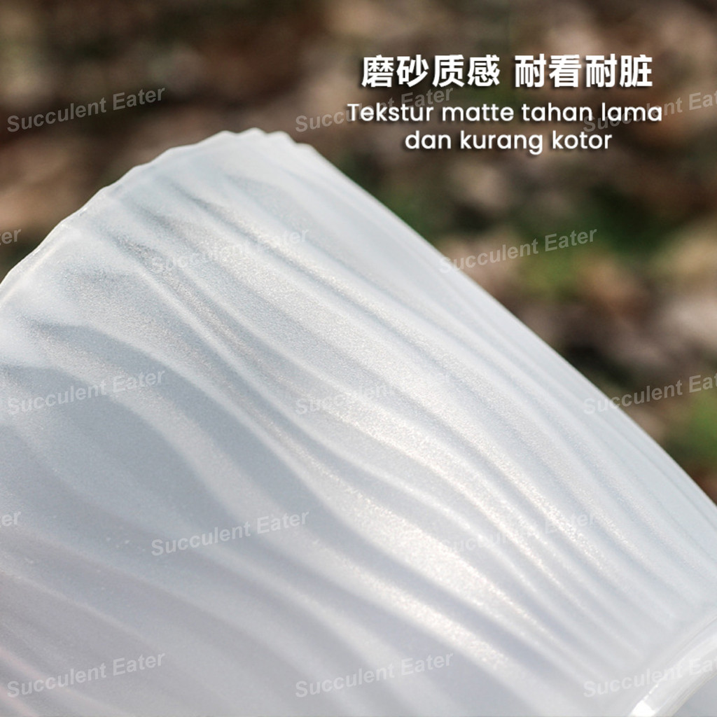 Wave Striped Flower Pot Pasu Bunga Jalur Gelombang 波纹彩色花盆 | Shopee Malaysia