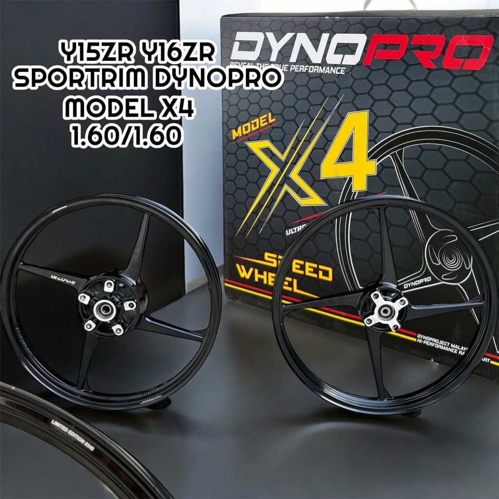 Y15ZR Y16ZR LC135 LC5S LCV8 Y125ZR DYNOPRO LIMITED EDITION SPORT RIM X4 (ALL RIM GOT SERIES ...