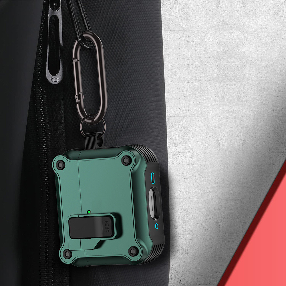 TPU Secure Lock Clip Case for AirPods 4 2024 Pro Pro2 Hard Shockproof ...