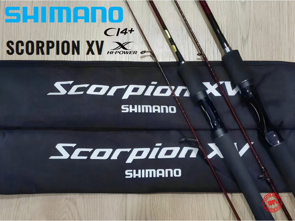 SHIMANO SCORPION XV SPINNING / BAITCASTING (BC) FISHING ROD | Shopee Malaysia