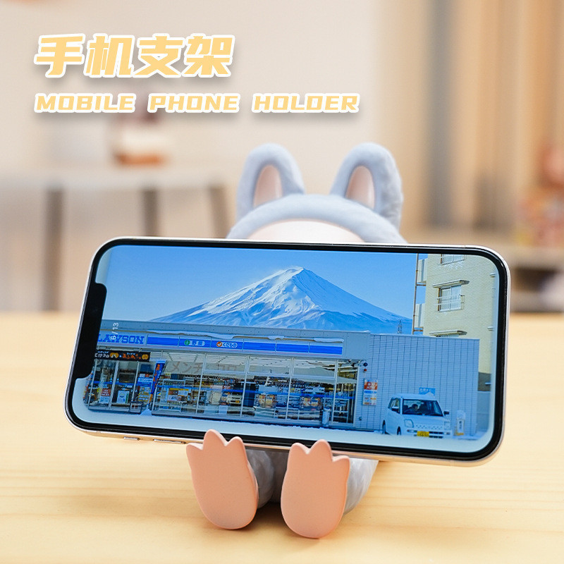 3PCS Labubu Phone Holder Stands Desktop Decoration Ornament Cute ...