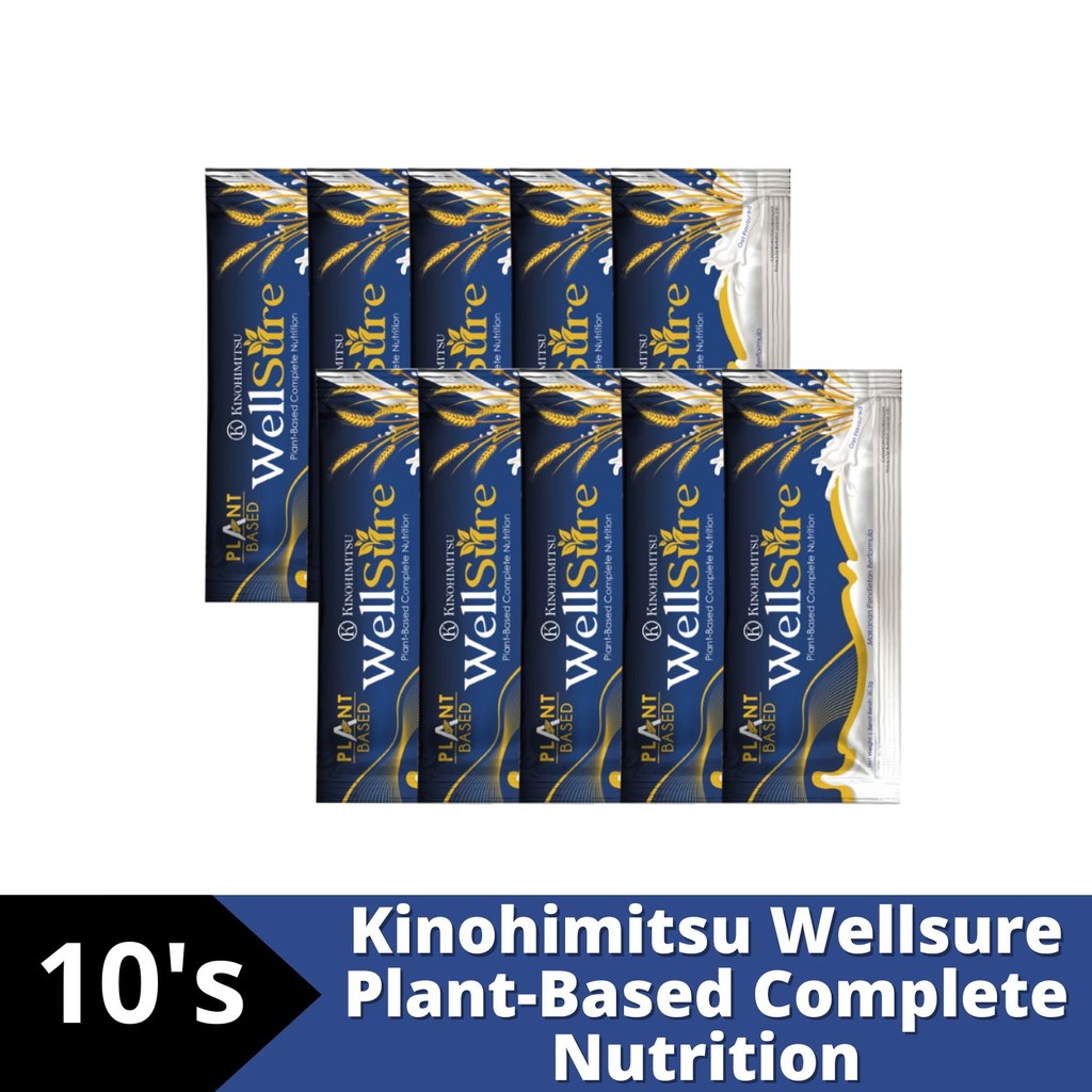 Kinohimitsu Wellsure Plant-Based Complete Nutrition Trial pack (No box ...