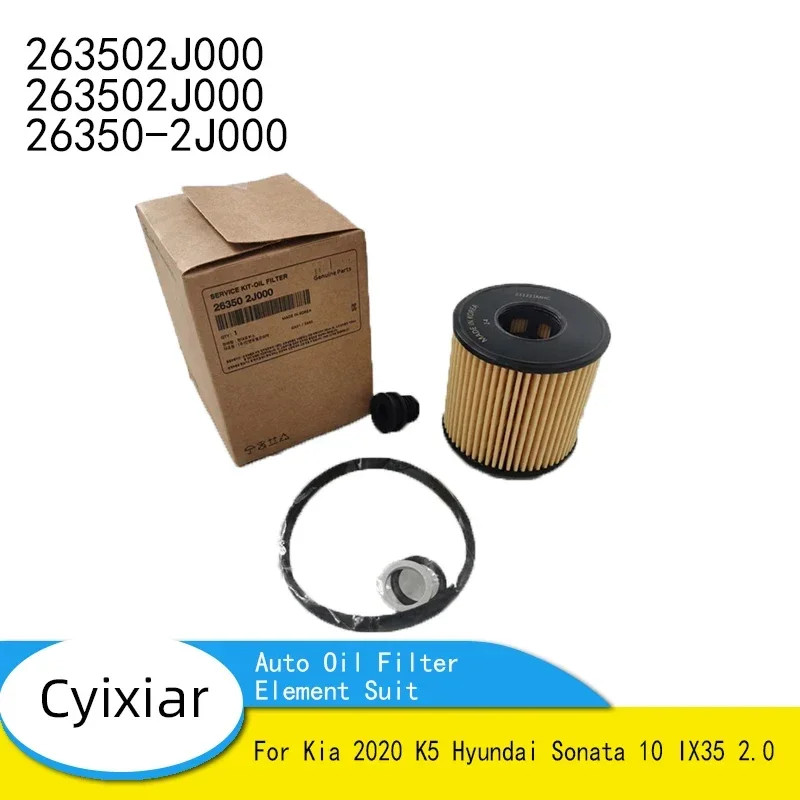Auto Oil Filter Element Suit For Kia 2020 K5 For Hyundai Sonata 10 IX35 ...