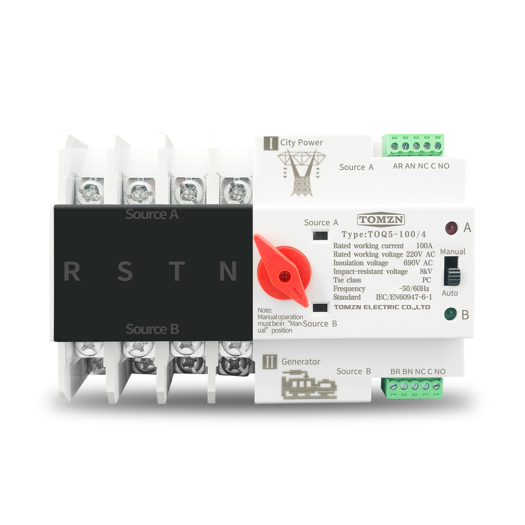 2P 3P 4P ATS Dual Automatic Transfer Switch Electrical Selector ...