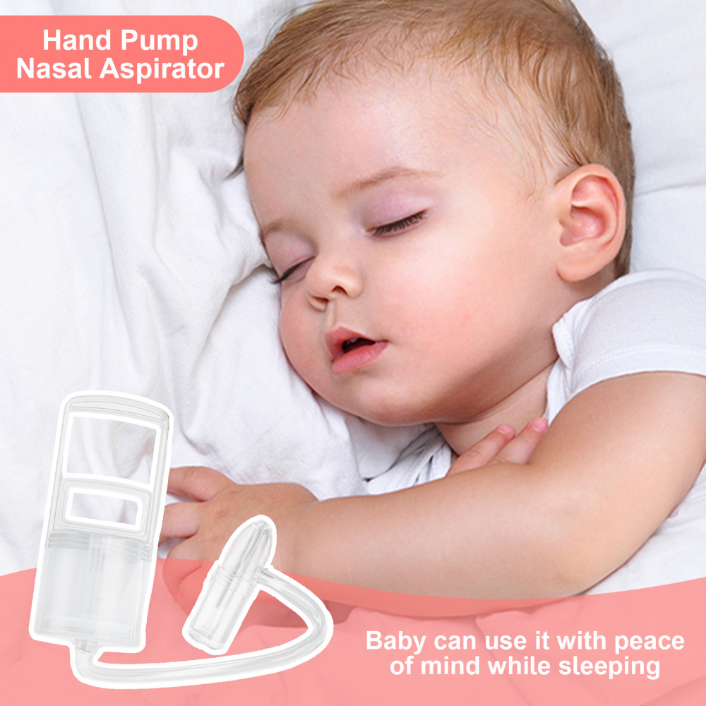 Baby Nasal Aspirators Quiet Manual Nose Sucker for Baby, Nose Clearing ...