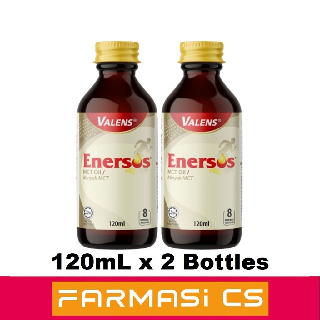 Valens Enersos MCT Oil 120ml x 2 Bottles (TWIN) EXP:08/2026 [ Medium ...