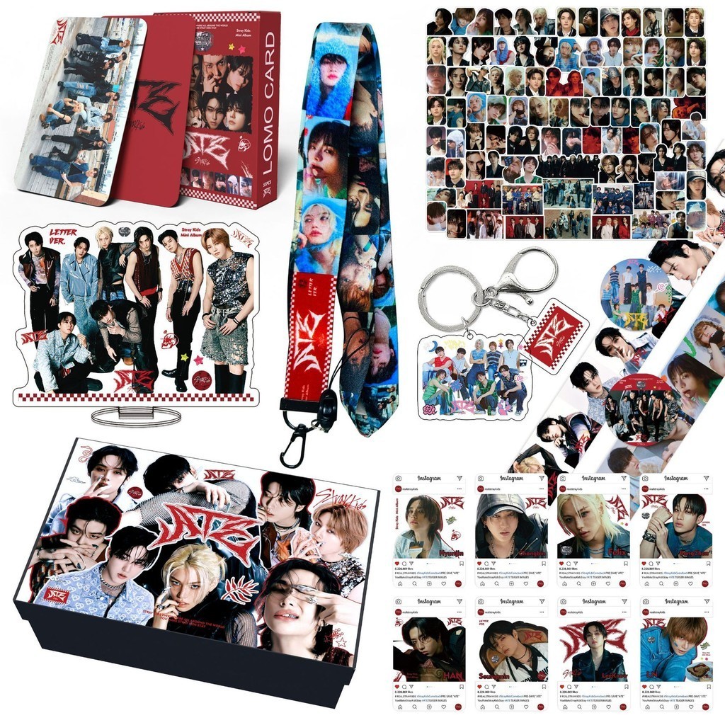 New Kpop Idol Stray Kids Album ATE Gift Box Set | Shopee Malaysia