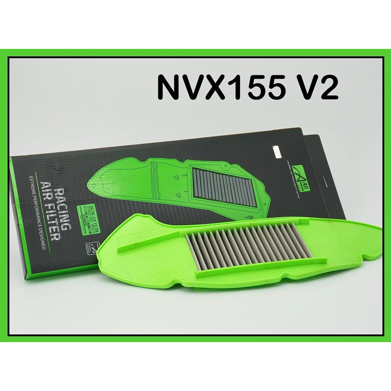 AJI RACING STAINLESS STEEL AIR FILTER NVX155 V2 / NMAX155 V2 / NVX V2 ...