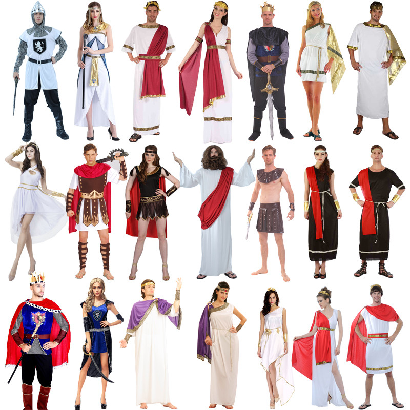 Cosplay Ancient Greek Princess And Goddess Costume Adult Male King ...