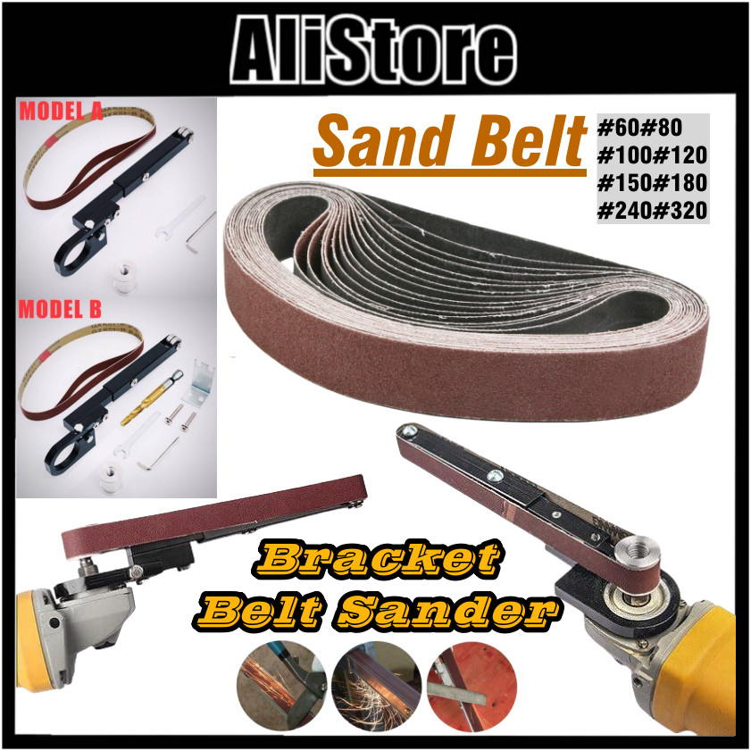 ALi Belt Sander Bracket Angle Grinder Modified Sand Belt Machine For ...