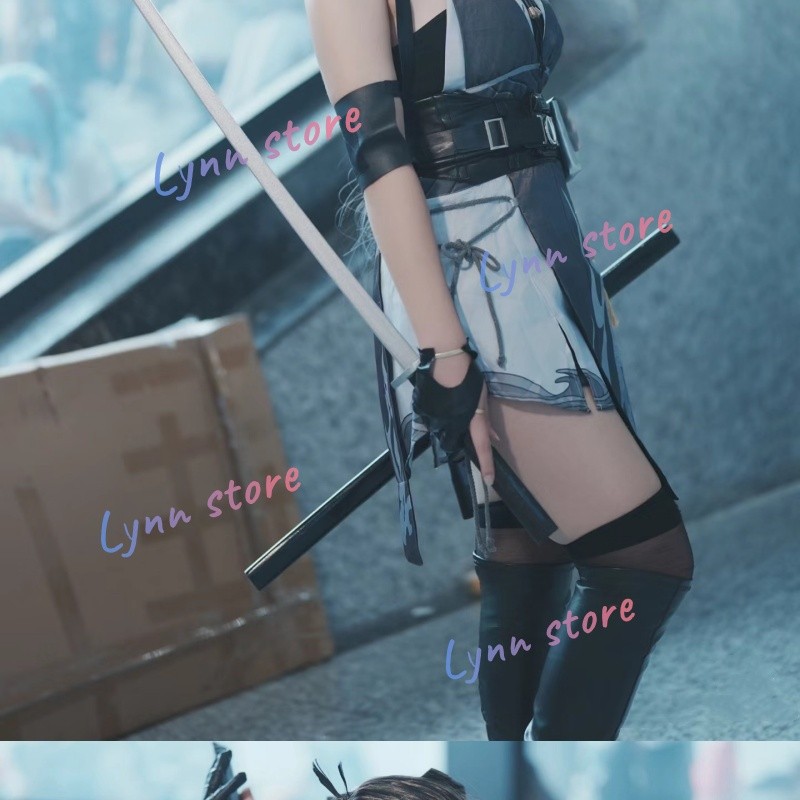 WUTHERING WAVES Female ROVER Cosplay Costumes Wig Set ROVER Uniform ...