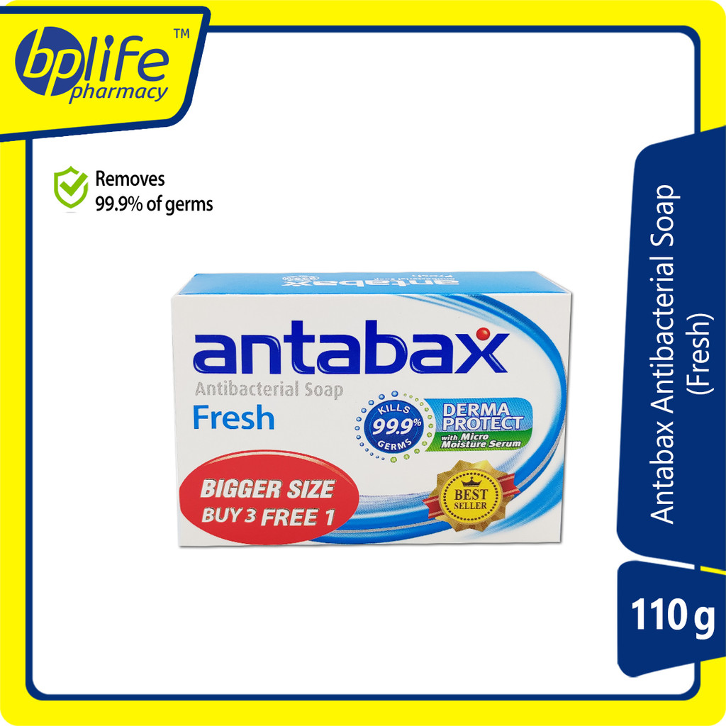 Antabax Antibacterial Soap Fresh 110g/ 4x110g (Fresh) | Shopee Malaysia