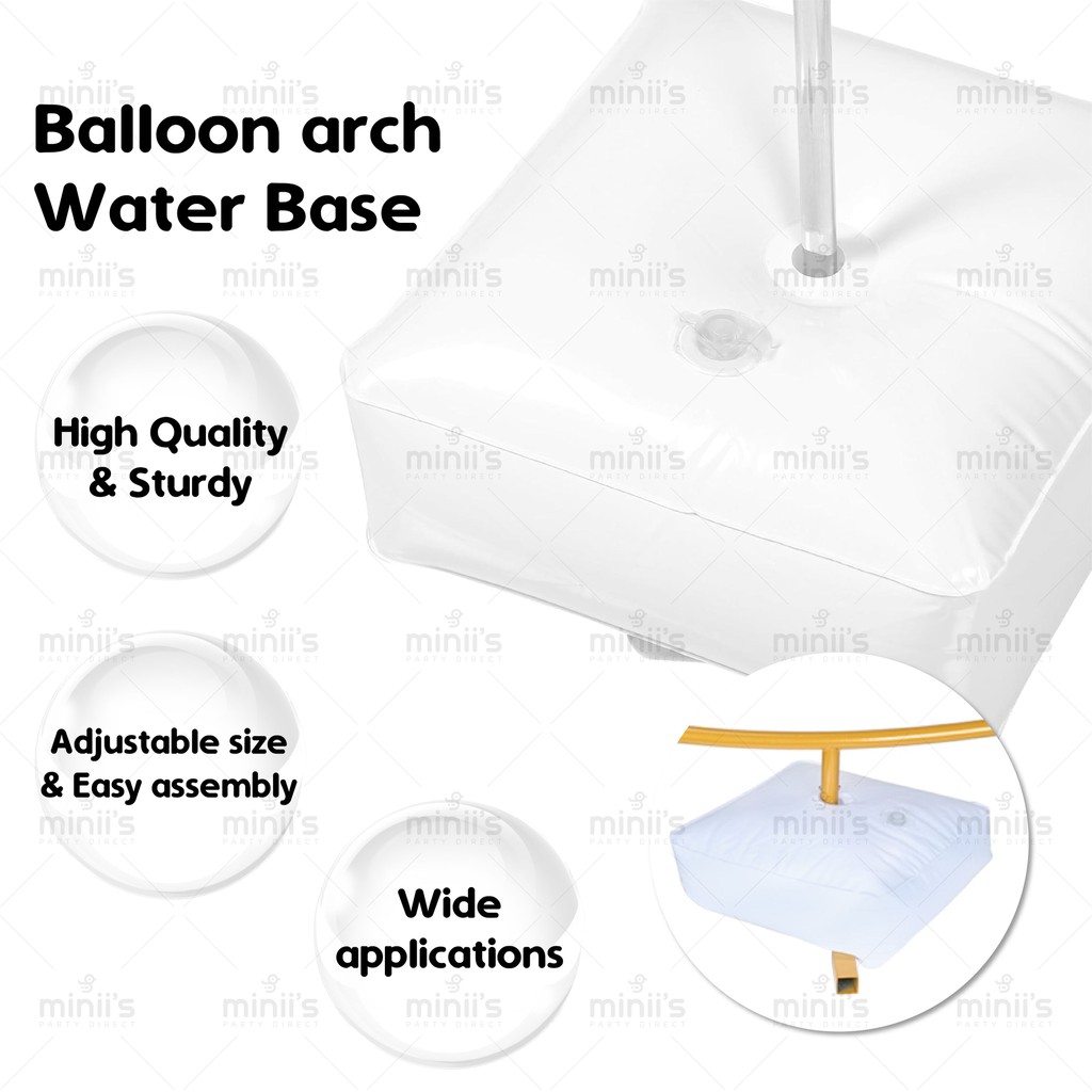 MINIIS Water Bag 8KG Square Water Base Banner Stand Heavy Duty Balloon ...
