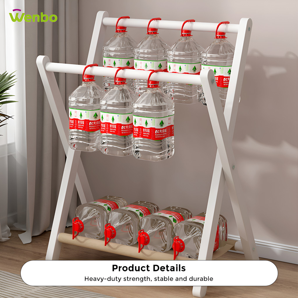 Wenbo Bedroom Furniture Double Layer Bedside Clothes Rack Floor ...