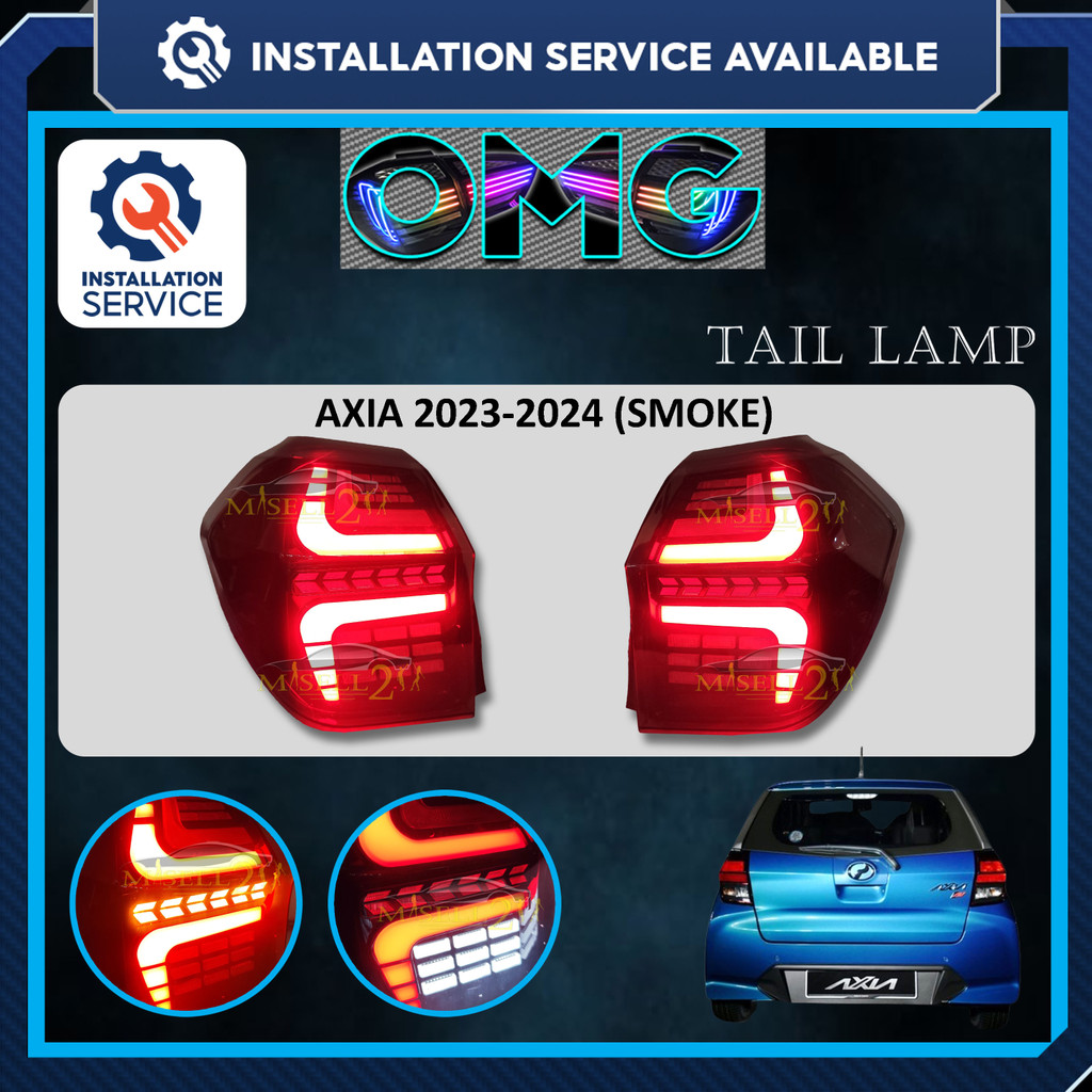 [Installation Provided] Perodua Axia 2023 - 2024 C Design Dynamic Tail ...