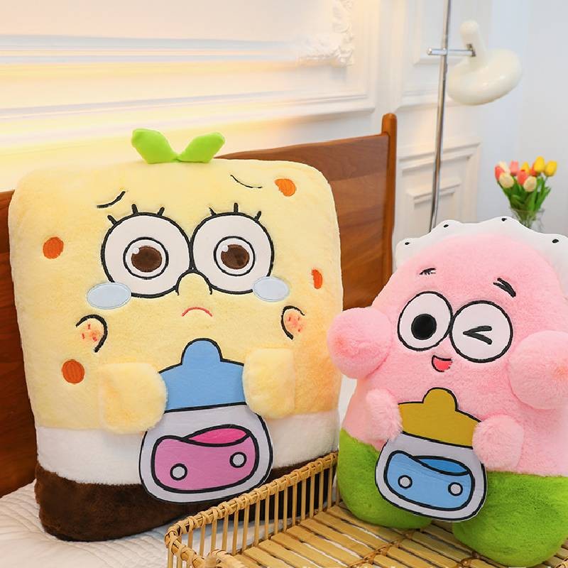 Spongebob Adorable And Friends Plush Toy Set Cozy Stuffed Animals For ...