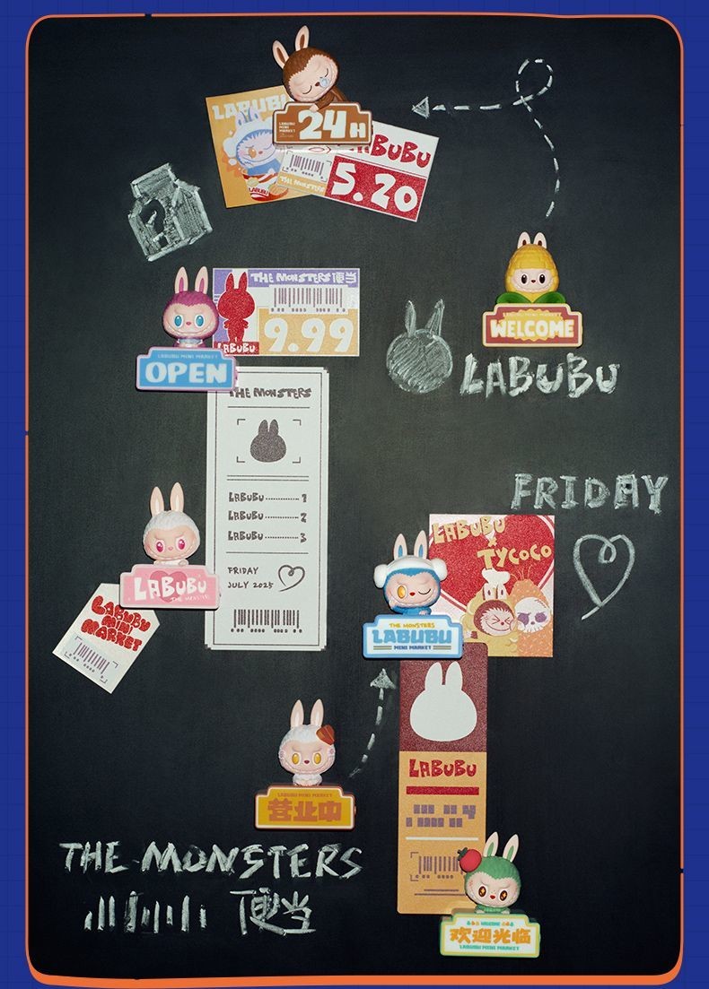 POPMART Labubu THE MONSTERS Wacky Mart Series pop mart labubu ...