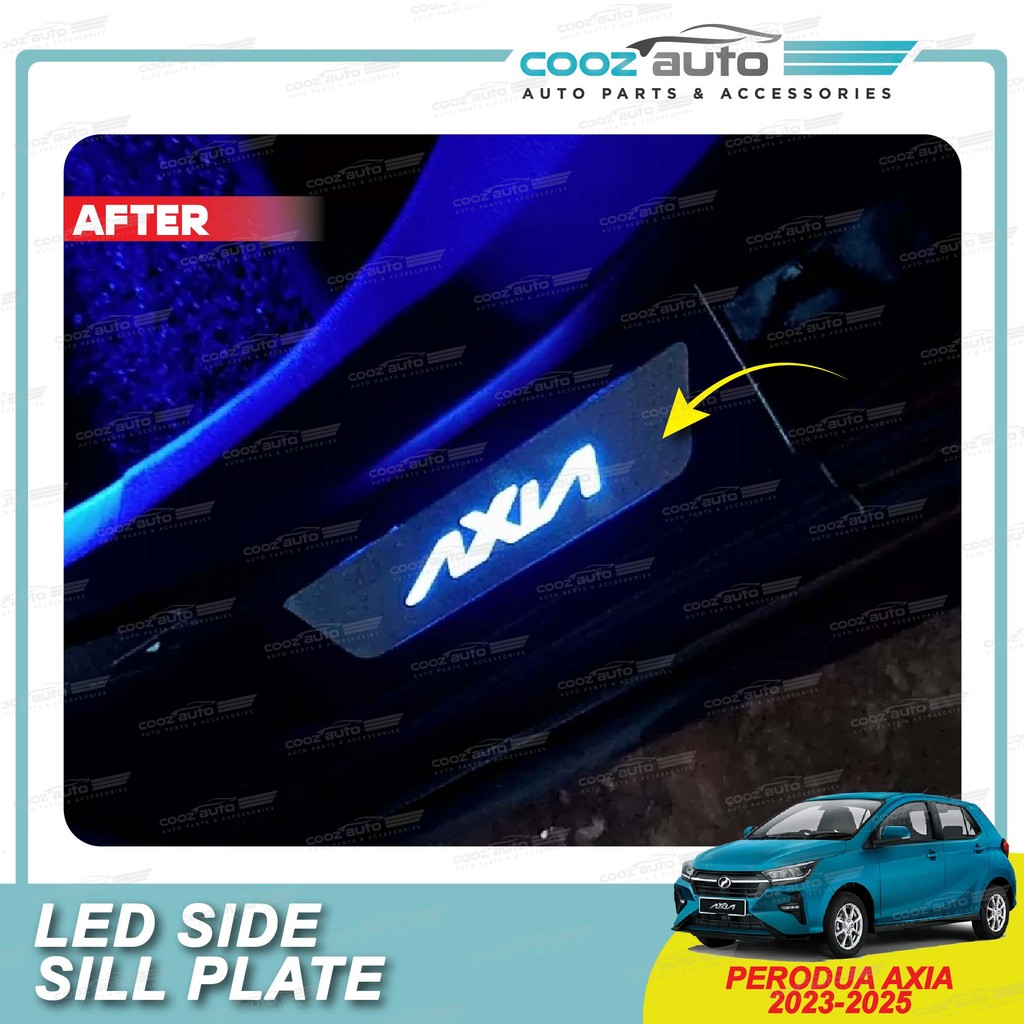 Perodua Axia 2023 - 2025 LED Door Side Sill Step Plates Socket (PNP ...