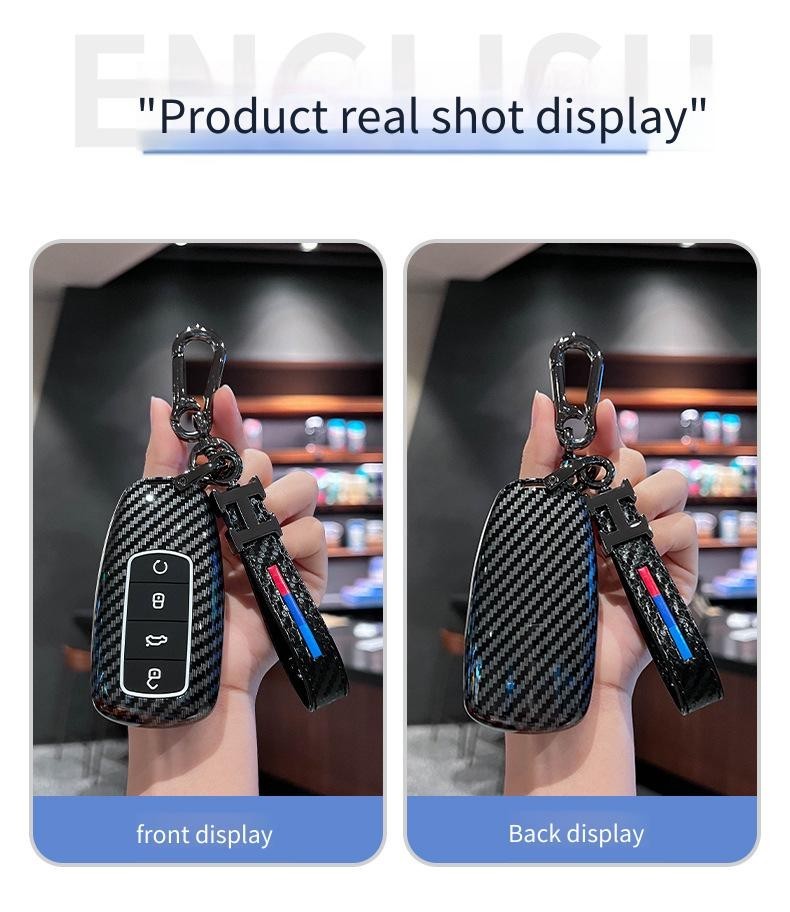 New Carbon Fiber Car Key Case Cover Chery Jaecoo J7 J8 Omoda 5 E5 C9 ...