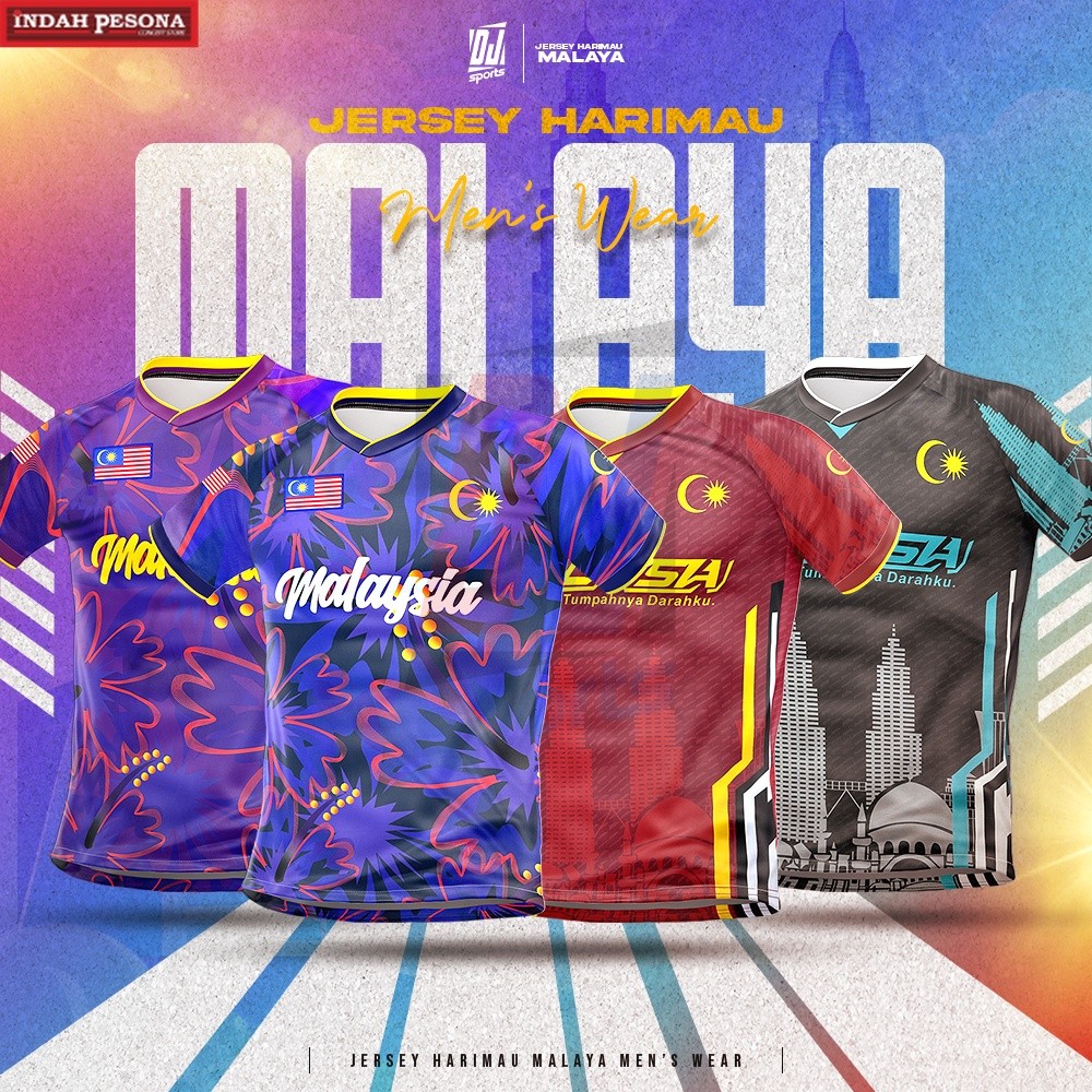 DJ Sport️ Malaysia Sulam Jersey Family Set - Size S-10XL | Shopee Malaysia