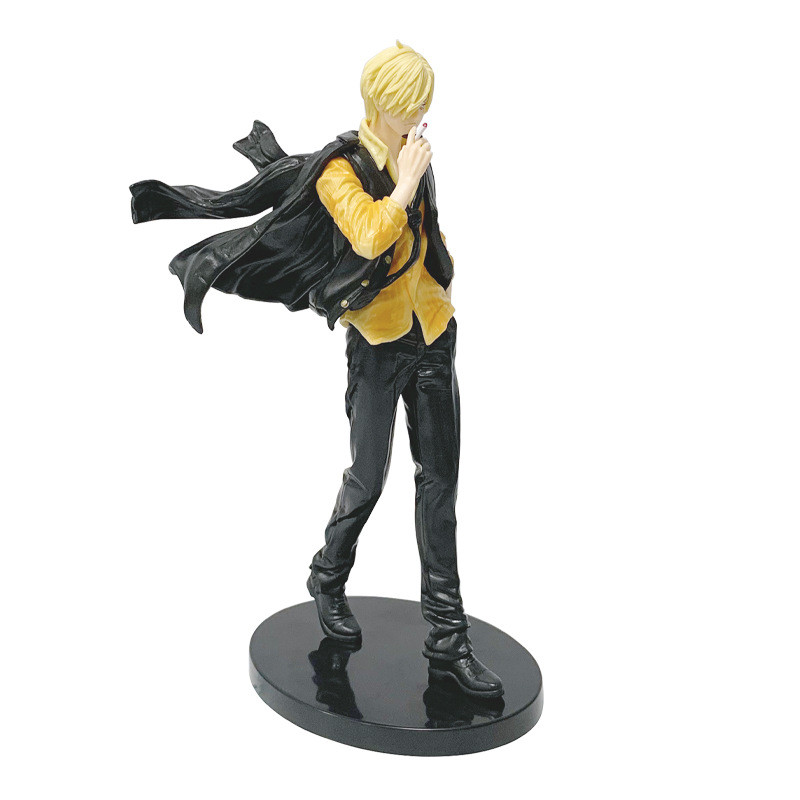 Black One Piece Foot Sanji Pvc Model With Gift Box For Display ...