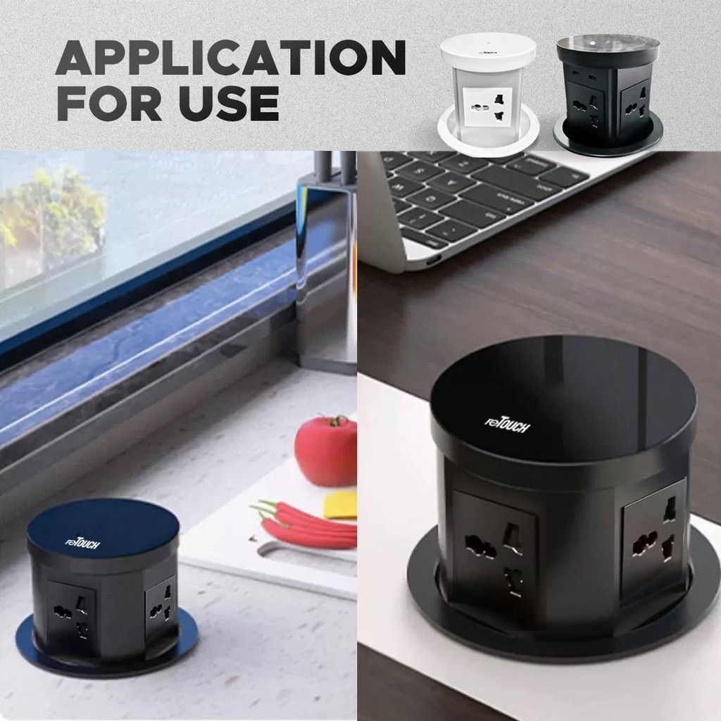 RETOUCH POWERHUB PRO PNEUMATIC MOTORIZED POP OUT TOWER 13A 3250W ...