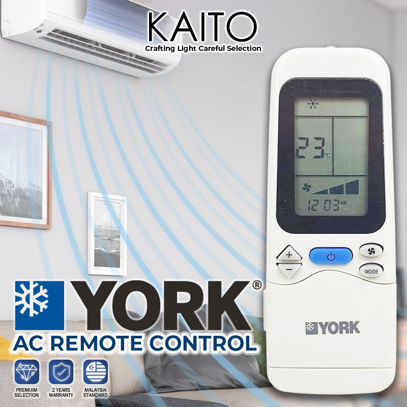 YORK High Quality Air Cond Aircon Aircond Air Conditioner Remote Control Replacement Spare Alat ...