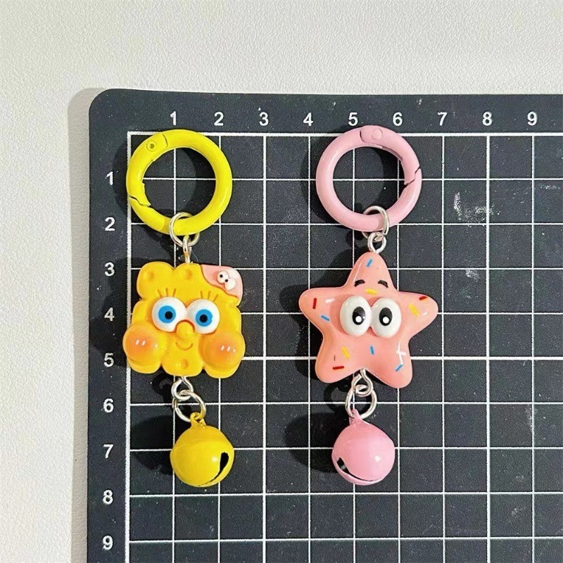 [Magpie] Small card bell couple SpongeBob SquarePants Patrick Star ...